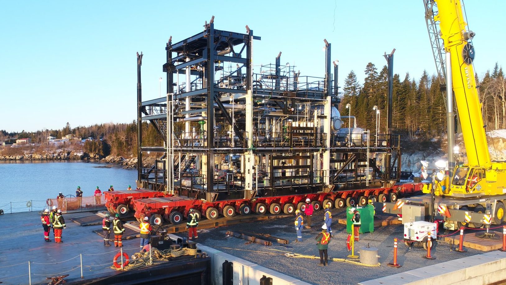 Lorneville Ships Huge Refining Units By Barge to the Irving Oil ...