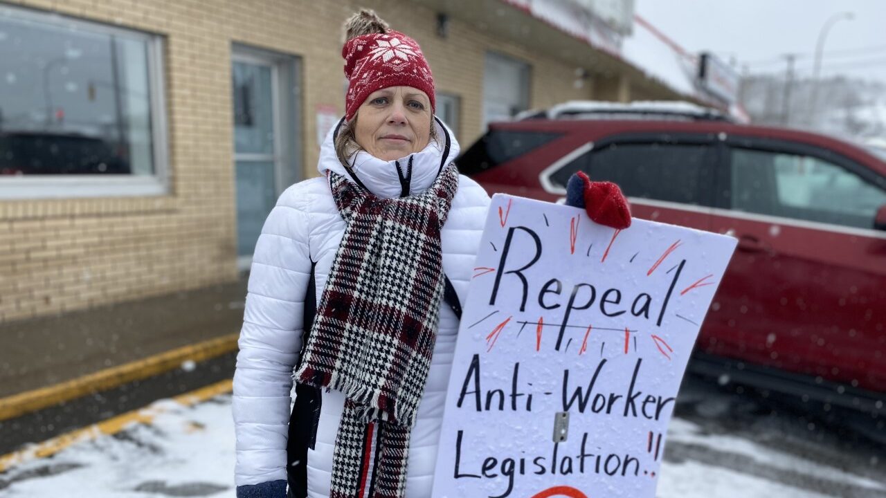 Multi-City Protests Against N.B. Labour Legislation - Huddle.Today